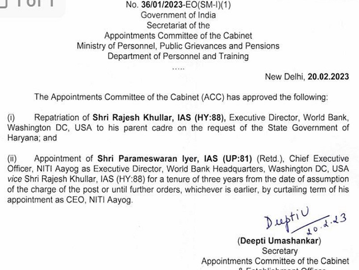 Haryana bureaucracy update Haryana CM Manohar Lal Khattar IAS Rajesh Khullar Haryana CMO | IAS ...