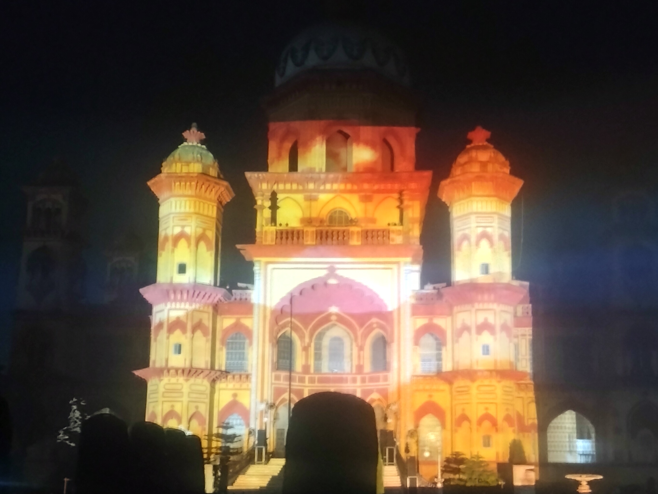 Laser mapping on Asia's famous Rampur Raza Library engraves the ...