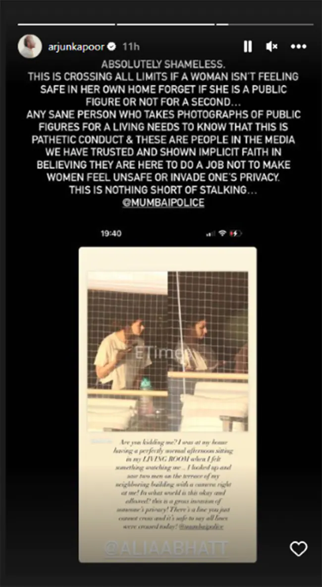 Alia Bhatt got angry on being secretly photographed, Anushka-Arjun ...