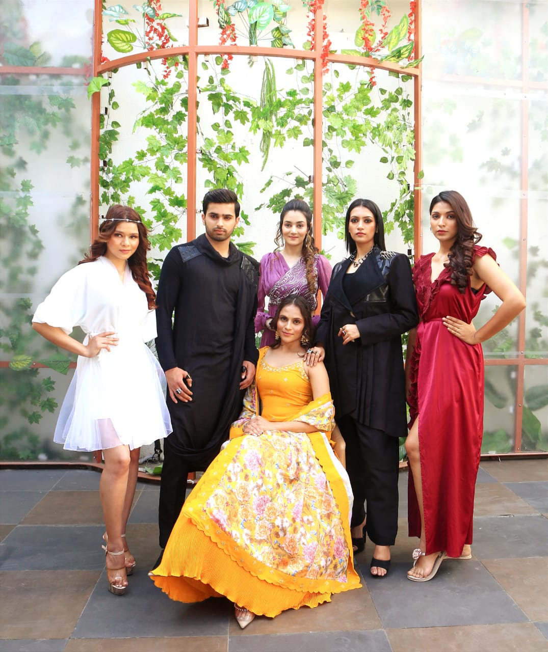 Models showcased handmade bridesmaid, funky, Indian and Gothi garments ...
