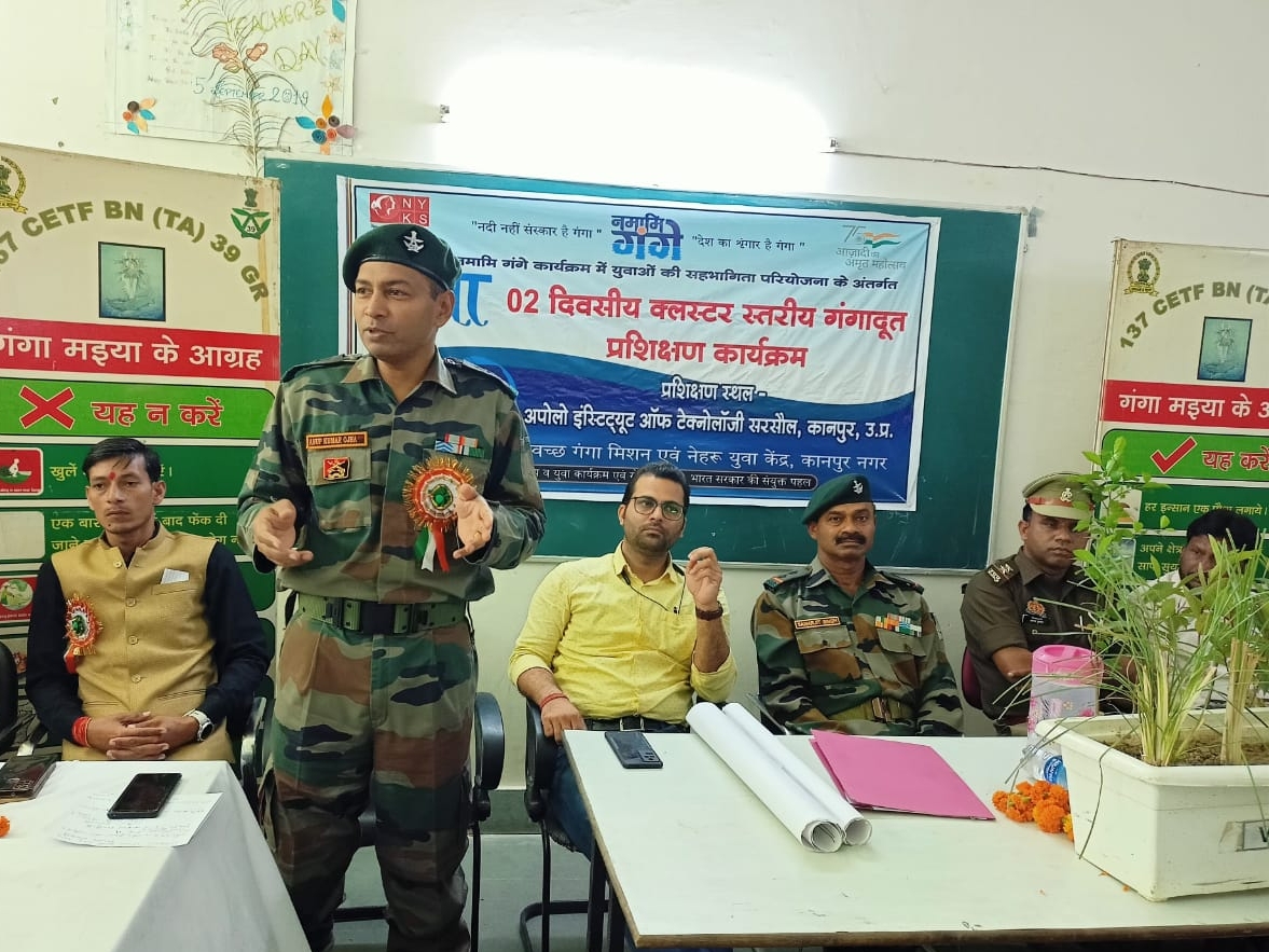 Lieutenant Colonel of Ganga Task Force gave training, distributed kits ...