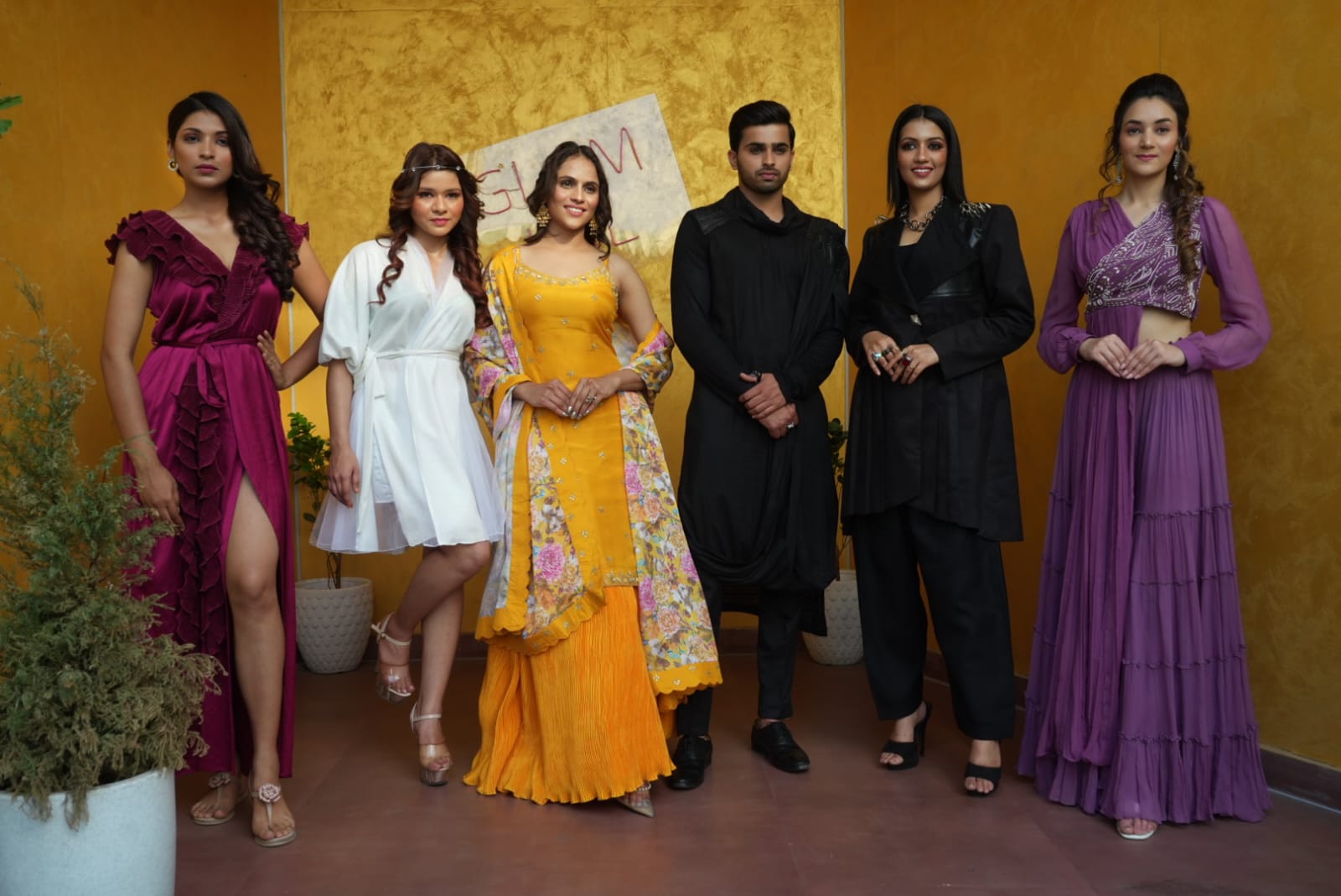 Models showcased handmade bridesmaid, funky, Indian and Gothi garments ...