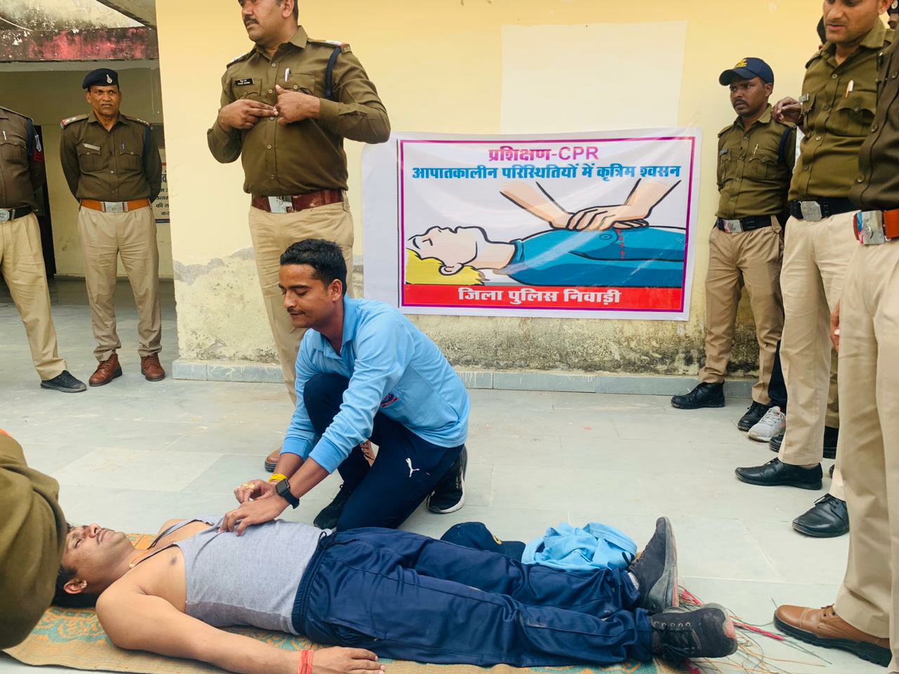 CPR training and demonstration organized, artificial respiration given ...