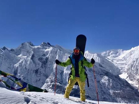 Lahaul Spiti Youth Skier Sonam Dawa and snowboarder Rigzin Thurmangs ...