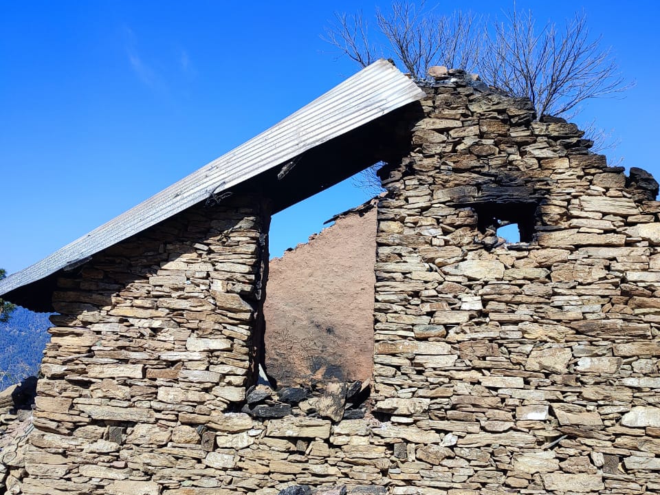 Mandi news, Padhar news, Cow shed Fire, Badhala village, Ravan Singh ...