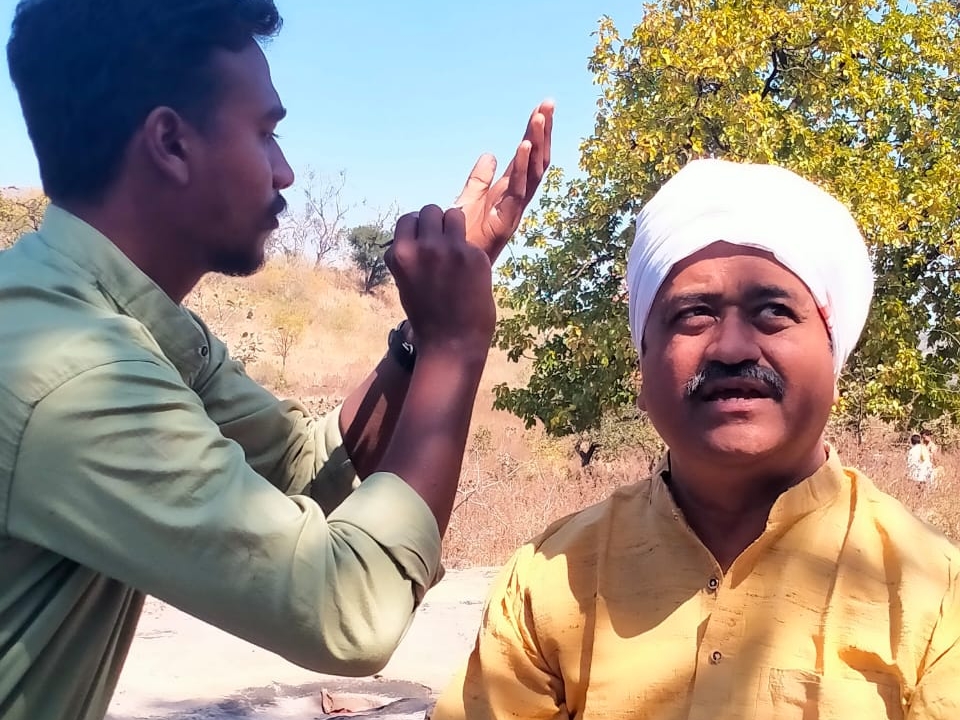 Sukhdev Panse played the role of a freedom fighter, film being made on Jungle Satyagraha ...