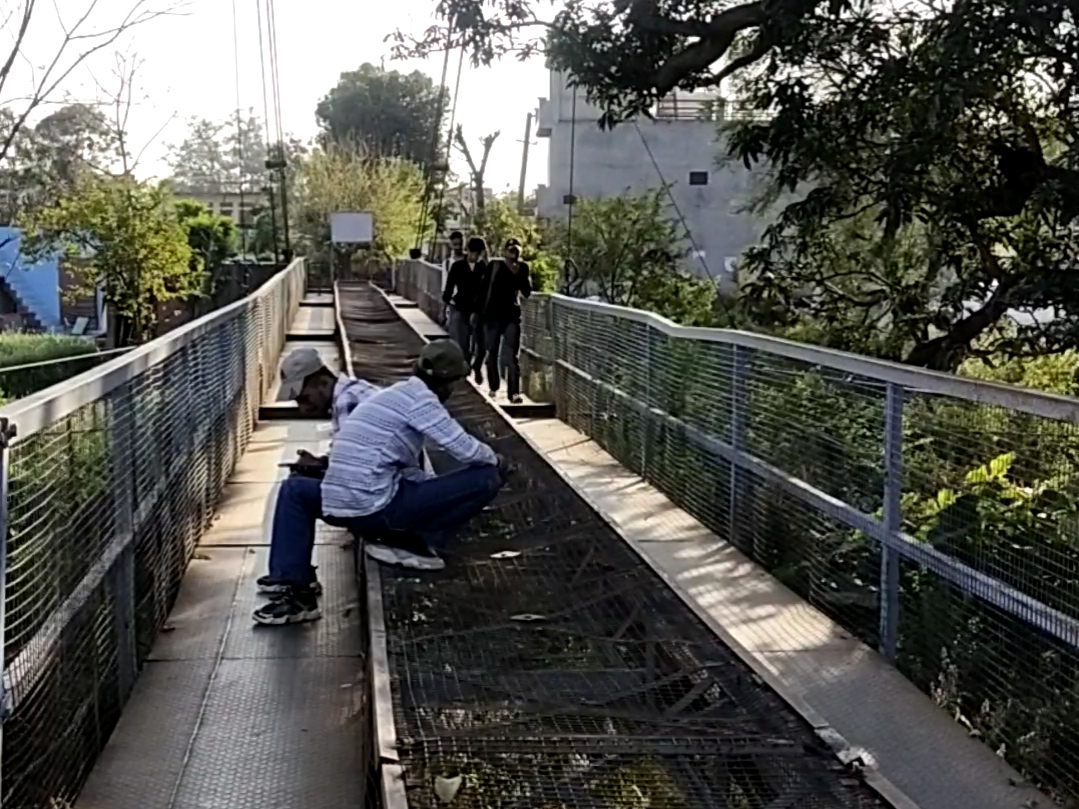 सतलुज दरिया पर बने झूला पुल से आवाजाही अब खतरनाक, नैहला से हंडोला रोज ...