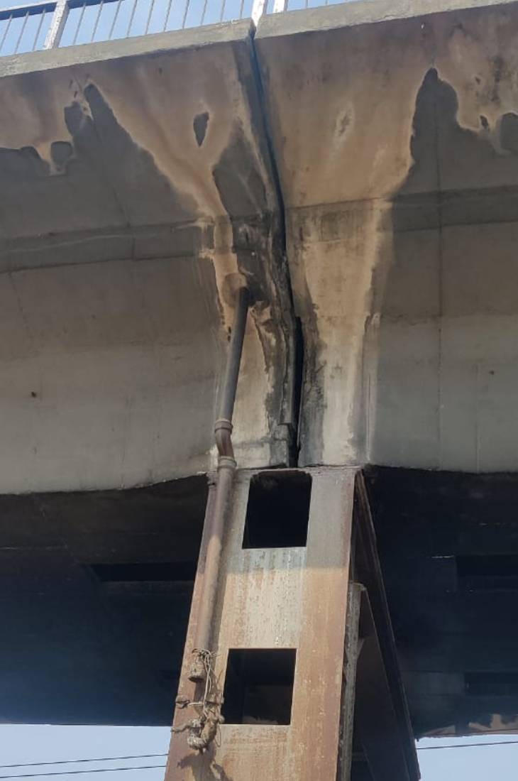 Cracks in Indira Bridge, traffic was stopped for a month, today the ...