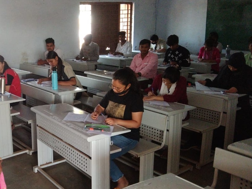 Information filled on OMR for the first time, 9 students absent in ...