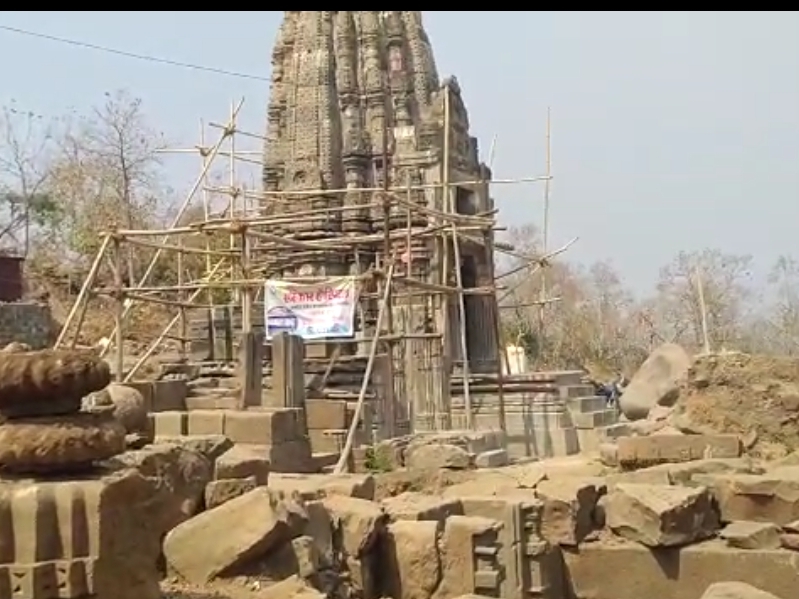 The idol of mother Parvati with four arms, the Archaeological ...