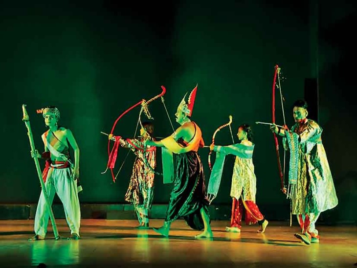 Successful staging of the play Nishadraj Guh in Natya Rang Utsav, the ...