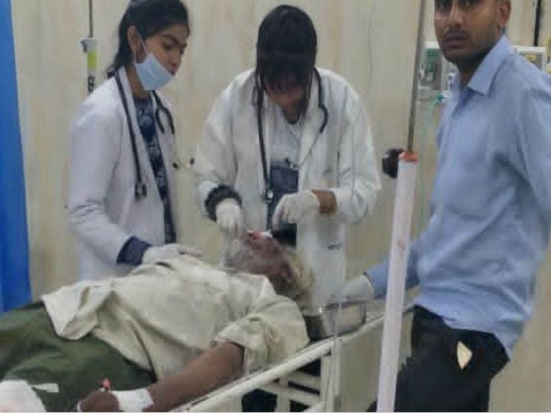 Kurukshetra - LNJP, Civil Hospital, 3rd floor, old man fell, condition ...