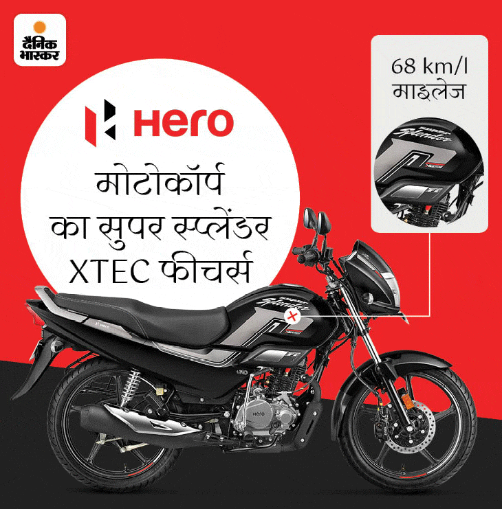 New XTEC version of Hero Super Splendor 125cc launched | हीरो सुपर ...
