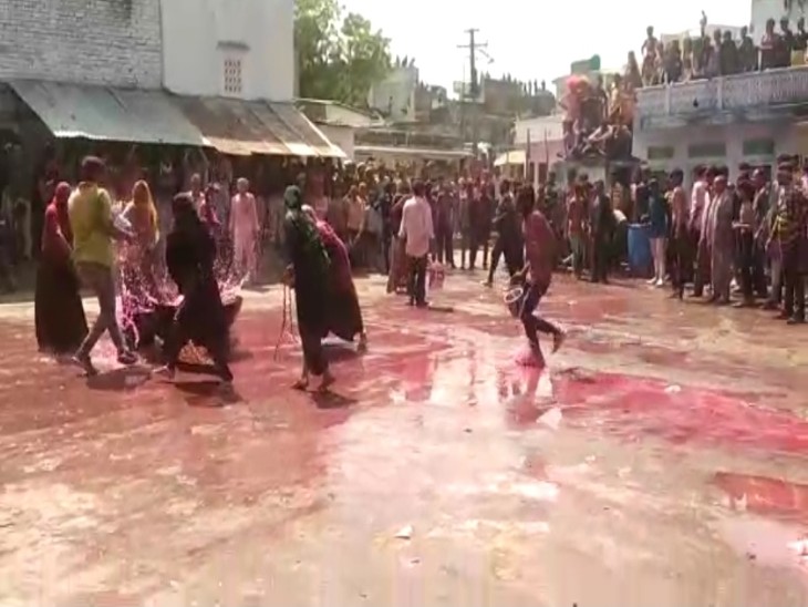 The people of Gujjar community have been playing this Holi since Nawabi ...