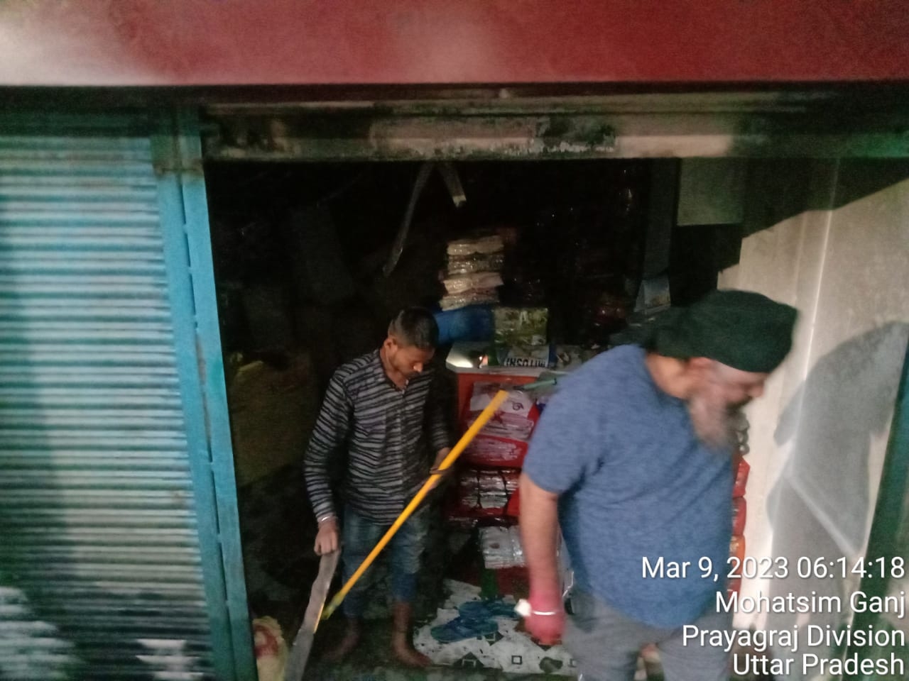 Fire brought in flammable in five liter bottle, incident captured in ...