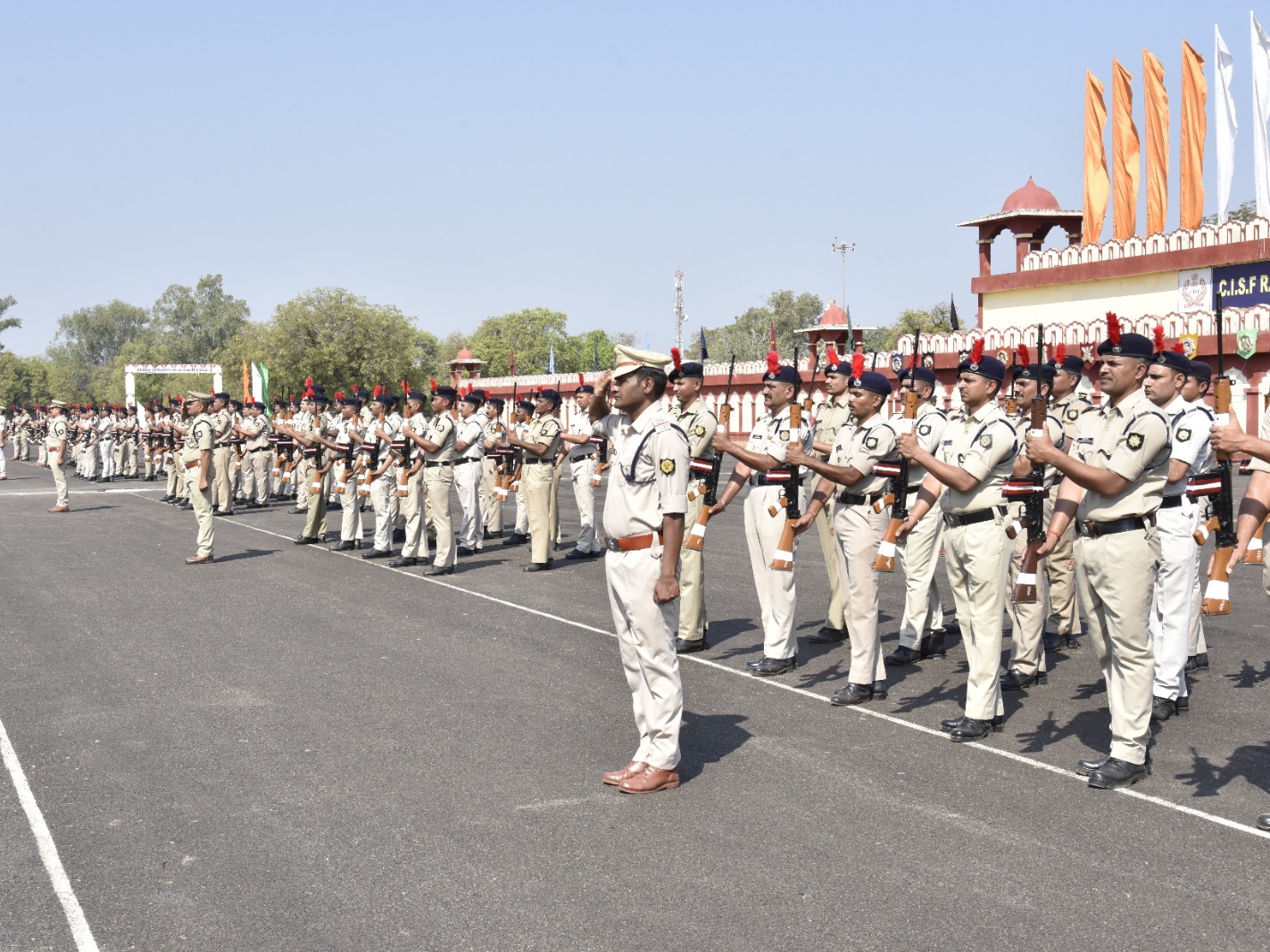 RTC, 6th and 9th Battalion paraded, took a pledge to perform duties ...
