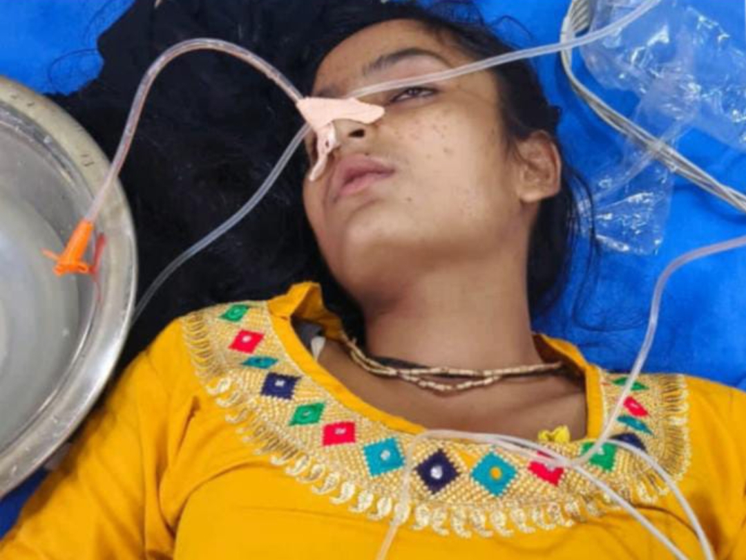 Reprimanded by the girl's family, the young man ate sulphas, being hurt ...