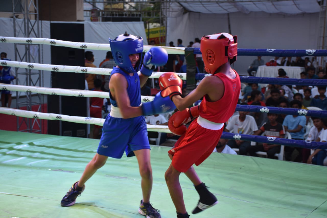 National level boxers from various districts and clubs showed ...