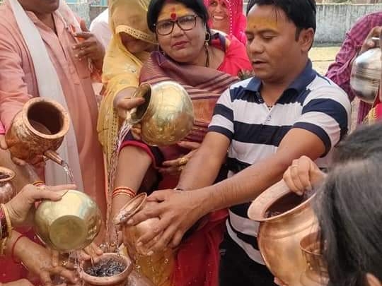 With Hazara bath, the devotees put sacrifices in Yajna, Bhandara ...
