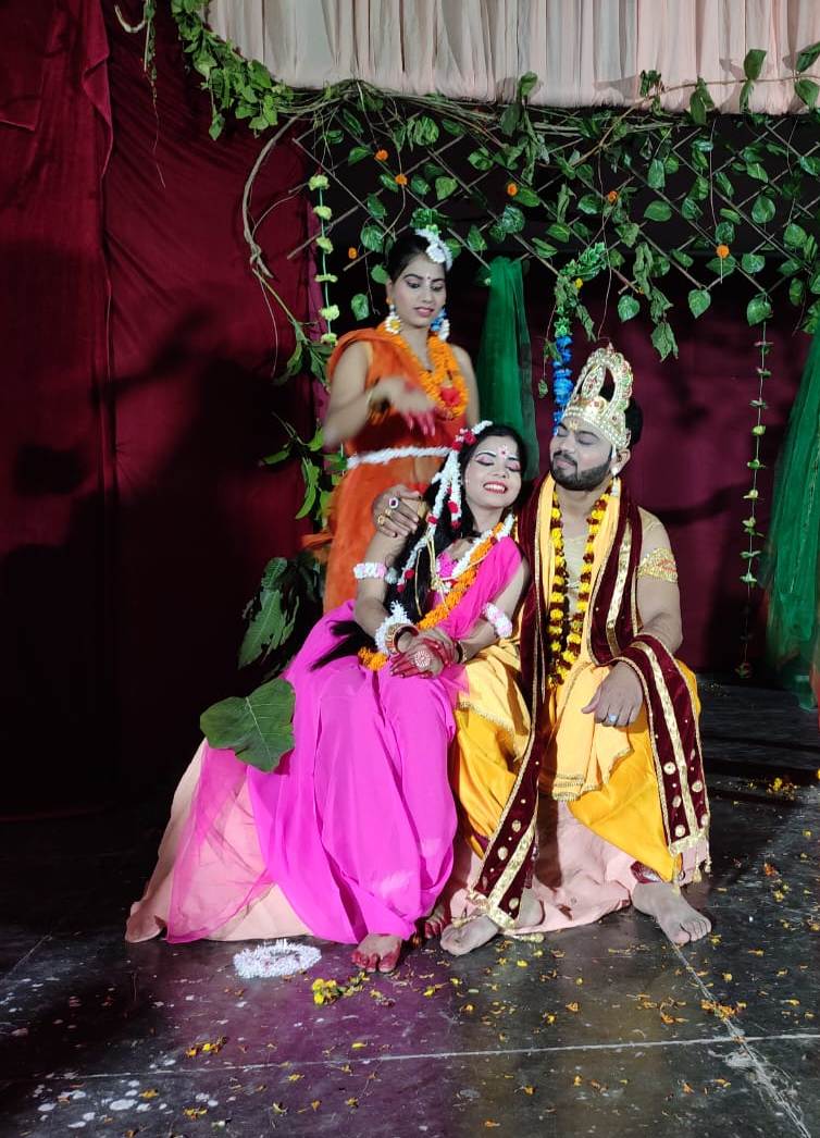 The play written by Mahakavi Kalidas was presented under the direction ...