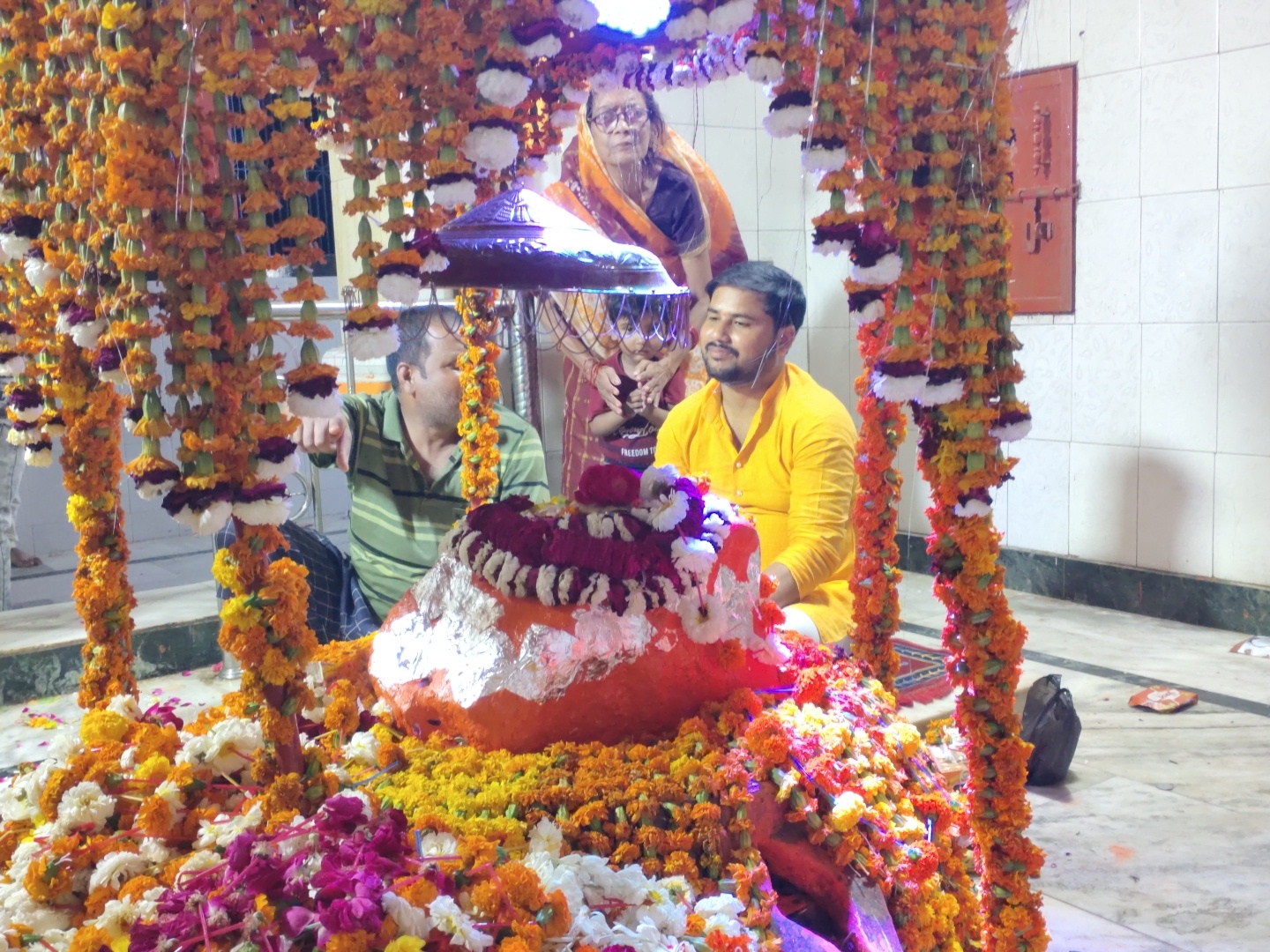 The program took place in the ancient Bhairav Nath temple, with grand ...