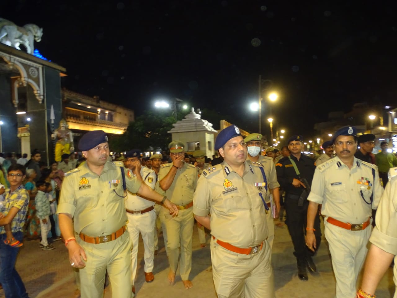 After taking charge, saw the security arrangements of Shri Krishna's ...