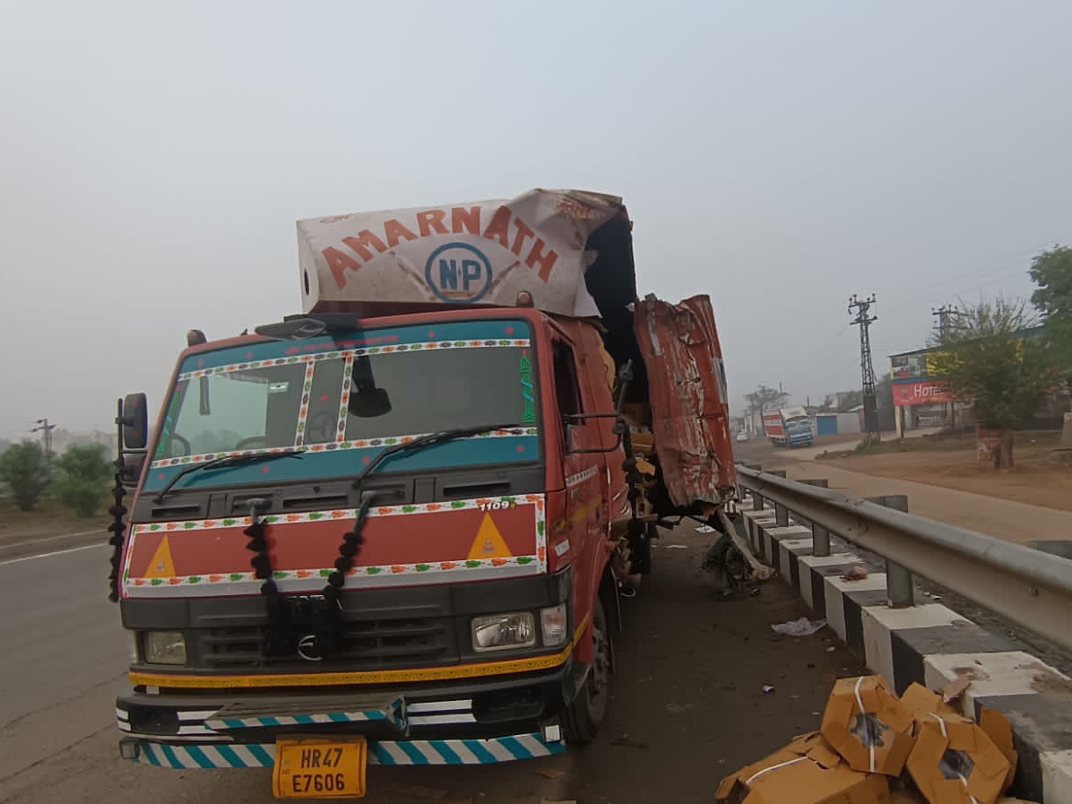 The accident happened when the container driver had a nap, Manesar was ...