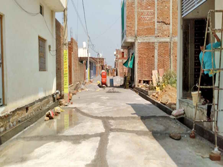 CC road costing Rs 70 lakh fell victim to corruption and poor ...