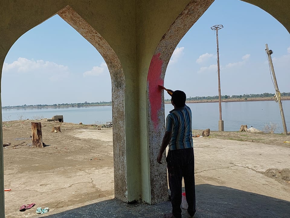 Rohini shrine illuminated with new colours, new ghat and old bridge ...