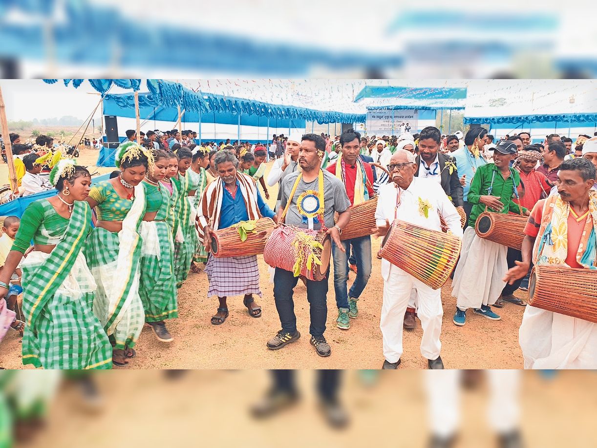 People of tribal society engaged in Jumur co-awareness program ...