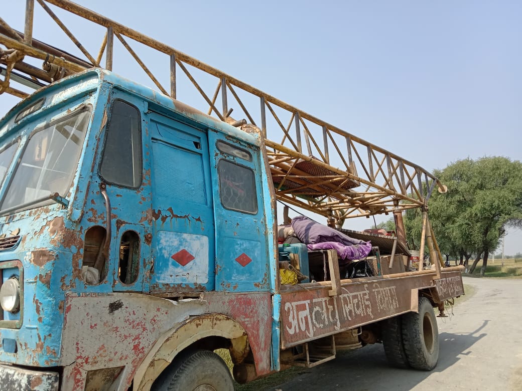 Accident occurred when the pipe of the boring machine touched the high ...