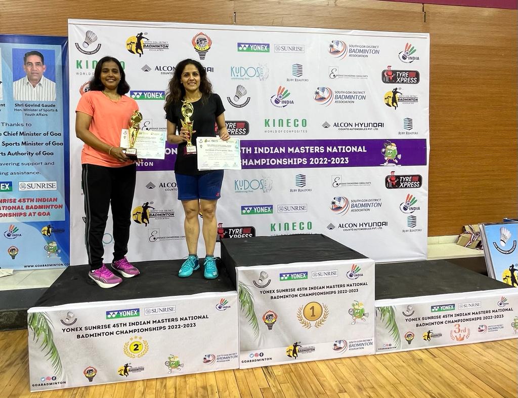 Himani made it to the Indian team for the World Masters Badminton ...