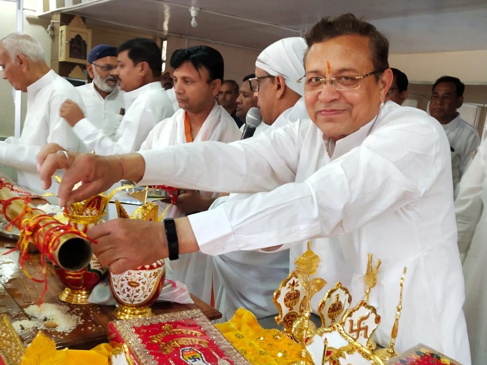 New flag pole installed on Mahamandal Vidhan and Temple; Women gave ...