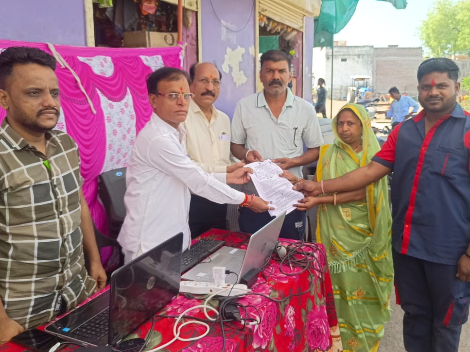 Camp set up in Anjad, form submission exercise started, collector ...