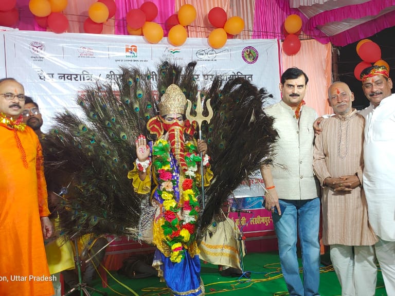 Legislators and officers organized in Sankata Devi temple, the tableaux ...