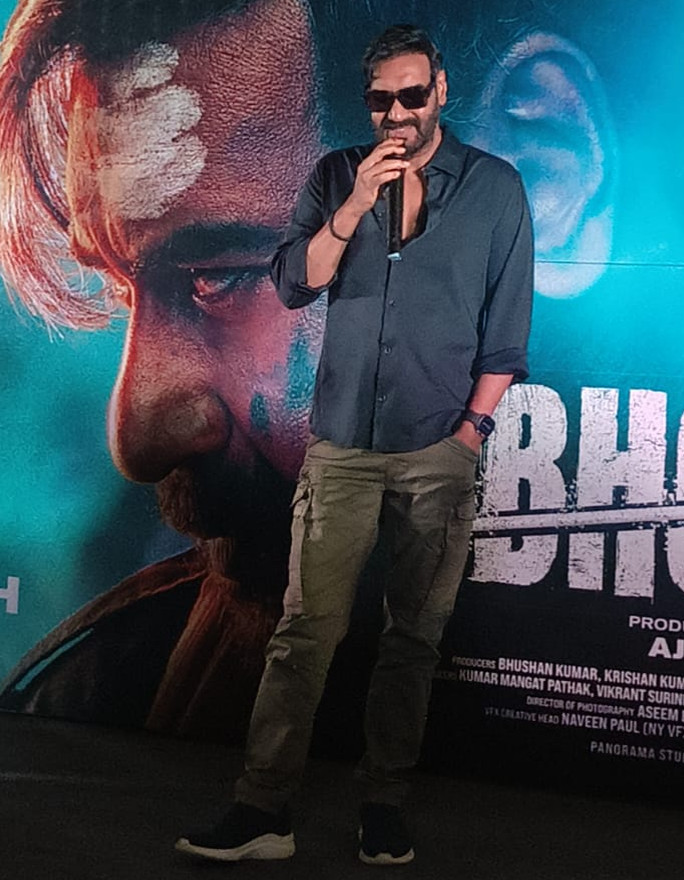 Ajay Devgn Real Name; Bholaa Movie Promotion Jaipur Photos Update (Pink ...