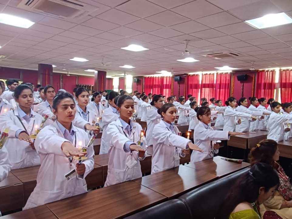 Hundreds of students took part in lighting and oath taking program ...