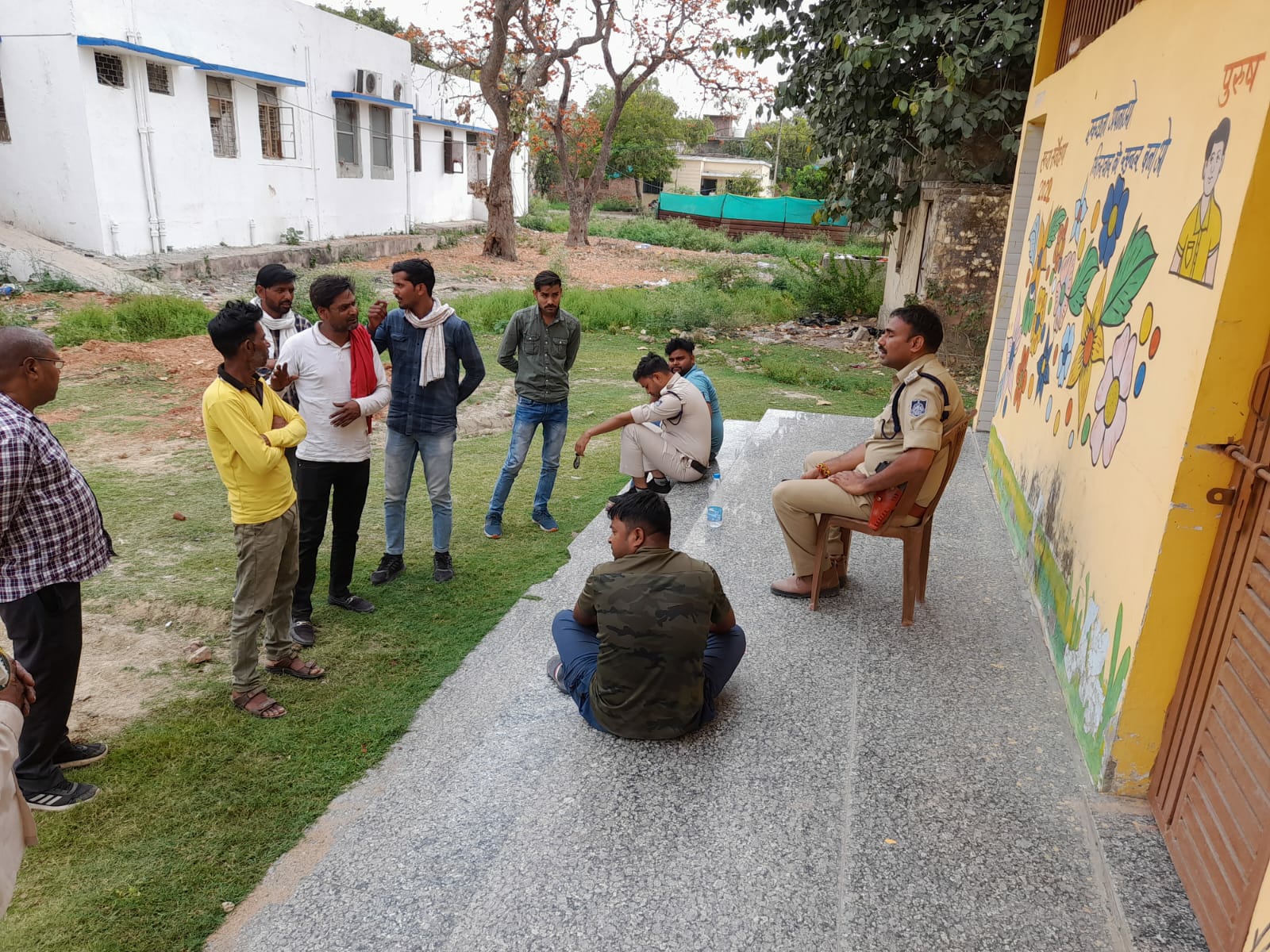 The family members stayed in the Bhitarwar police station throughout ...