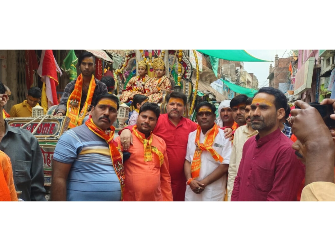 Worship at Shri Raghunath Temple Vijay Ram Dham Khaneta in the city ...