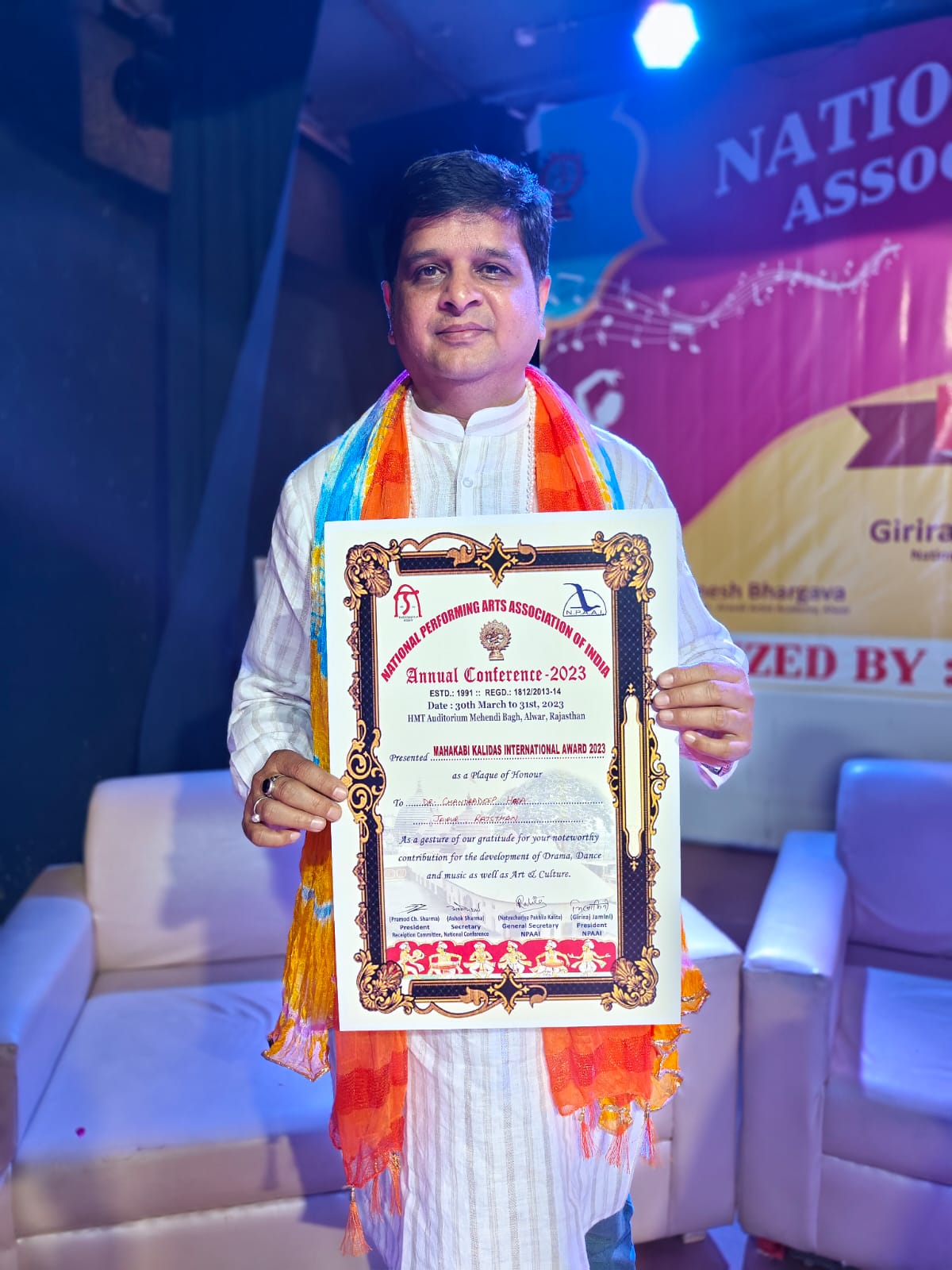 Hada, who has been active in Rajasthan Theater for the last 30 years ...