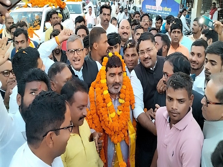 Azamgarh BJP regional president Sahajanand Rai said | आजमगढ़ में बोले ...