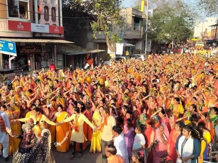 Kalash Yatra taken out from Khedapati Hanuman Temple located in Talab ...