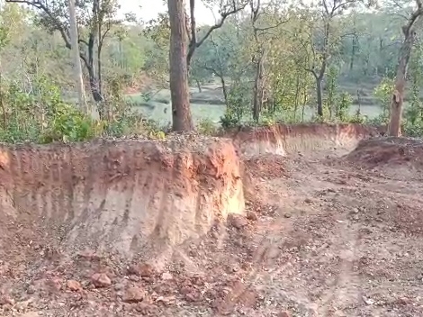 Trees being cut, mountains being dug in the name of rail line expansion ...