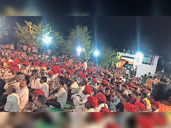 Bhajan evening organized at Dhanari Veer Mamaji Temple of Tarwada in ...