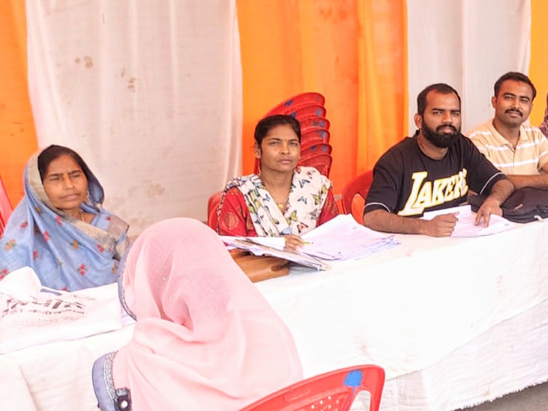 Municipality organized camp in Ward 2, 4 and 5 to fill application form