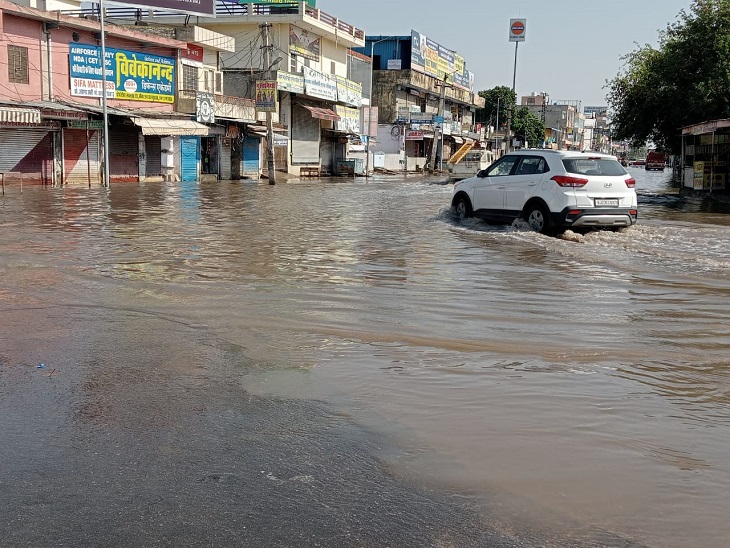 Rajasthan Weather Situation Photos Update; Jaipur Bikaner Rain Damage | Ganganagar Jodhpur ...