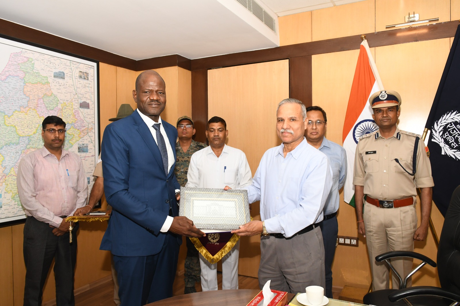 Training given to 40 policemen from Togo at Police Training Center in ...