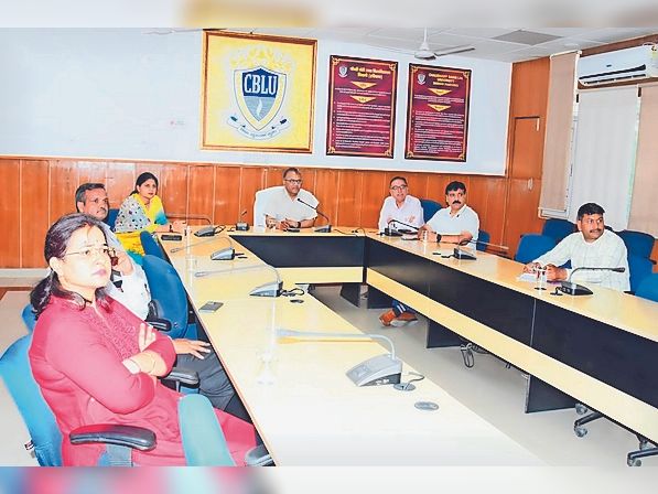 Vice Chancellor Prof. Rajkumar Mittal relaunched CBLU website | वेबसाइट ...