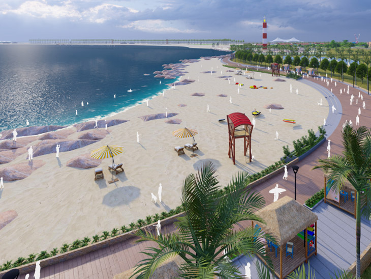 Gujarat Devbhumi Dwarka Corridor Project | Lord Krishna Tallest Statue | काशी-महाकाल के बाद ...