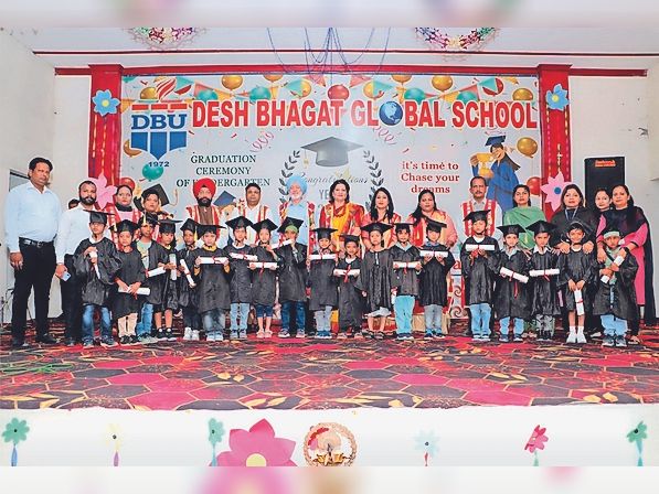 Graduation ceremony at Desh Bhagat Global School, degrees distributed ...